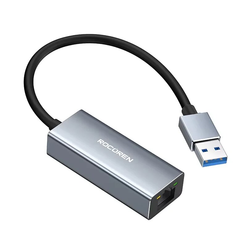 Ethernet-адаптер Rocoren USB Type-C, USB A