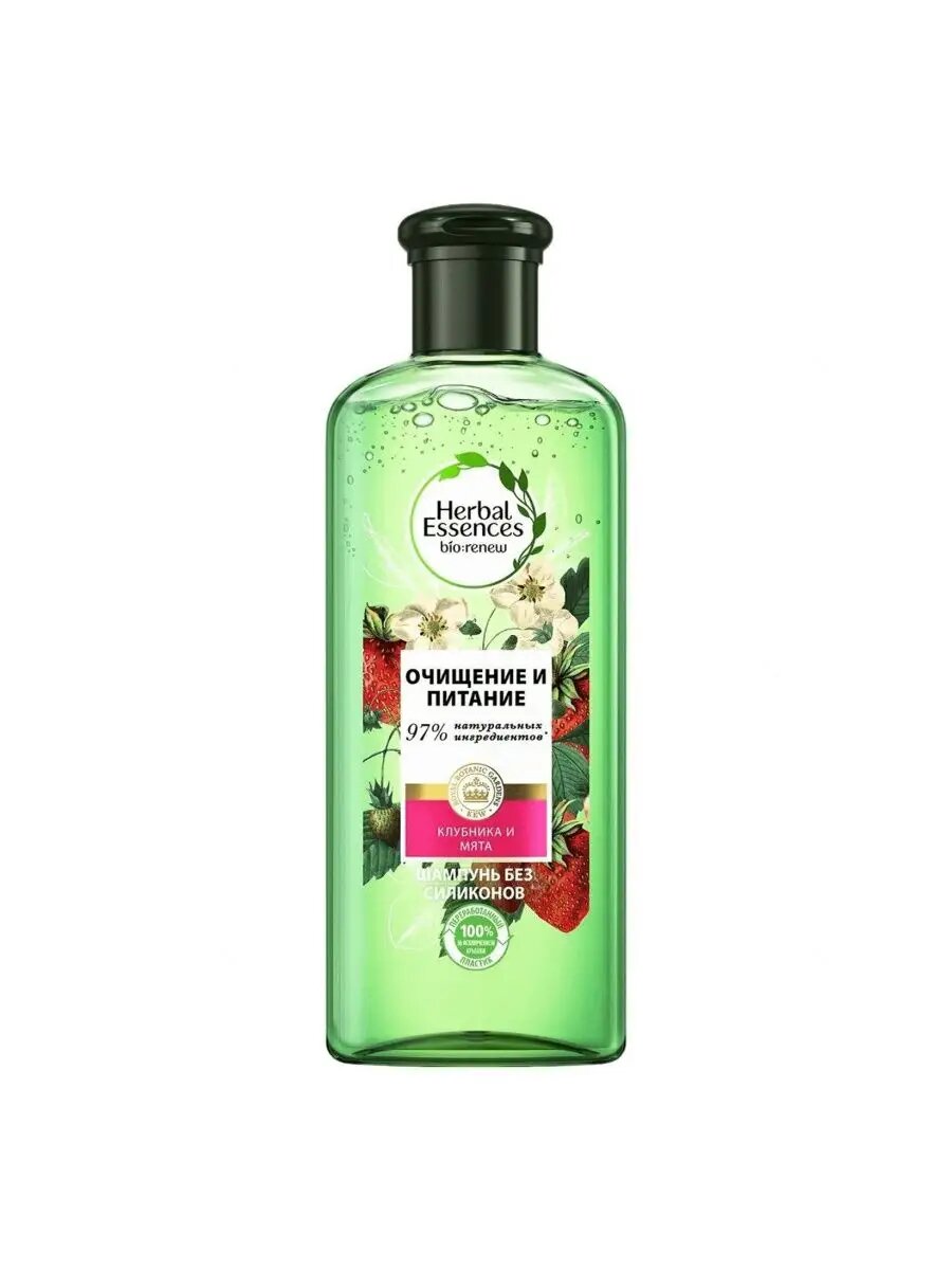 Шампунь Herbal Essences Белая клубника и сладкая мята 250мл