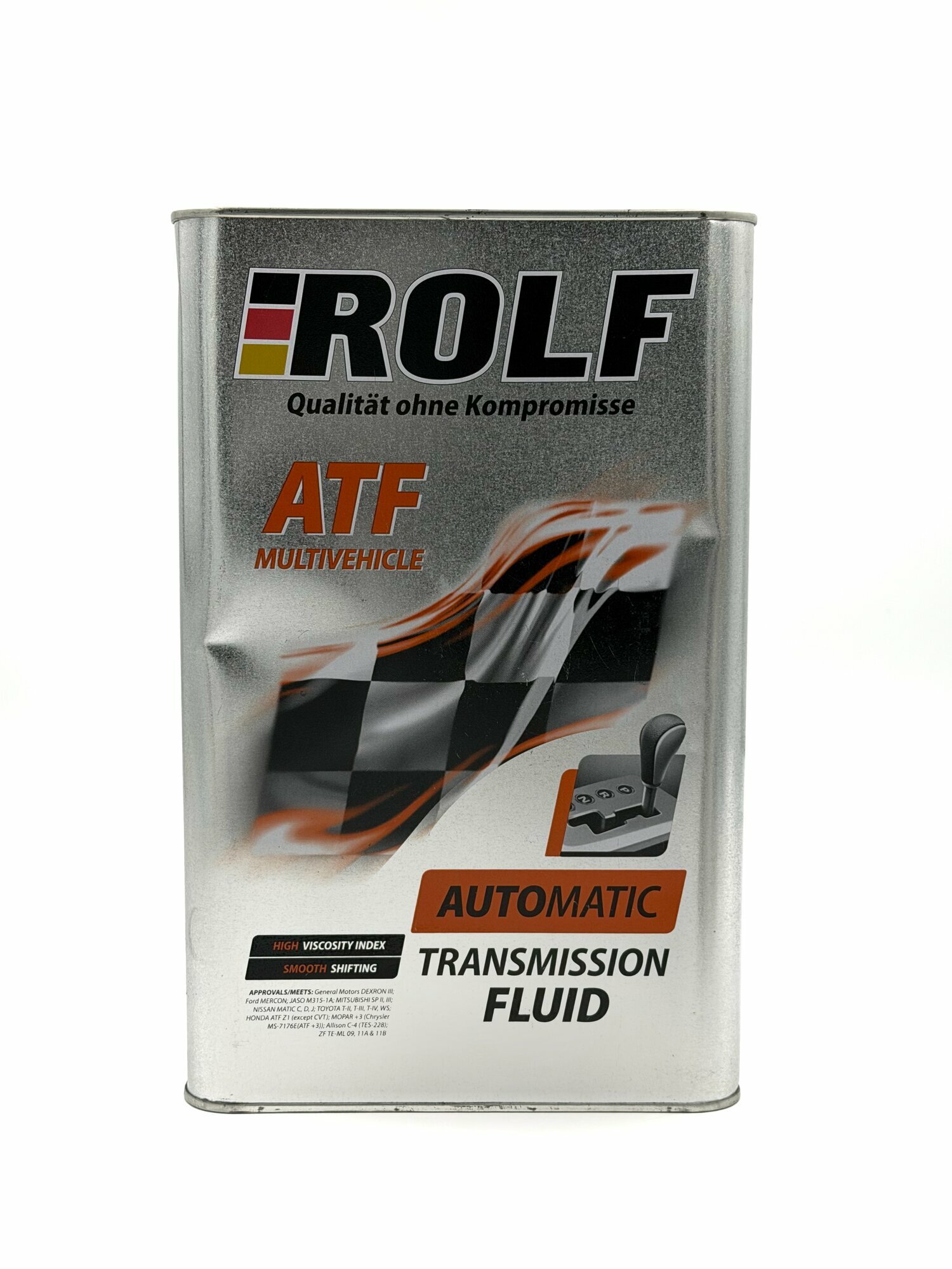 Масло трансмиссионное ROLF ATF Multivehicle, 4 литра, синтетическое