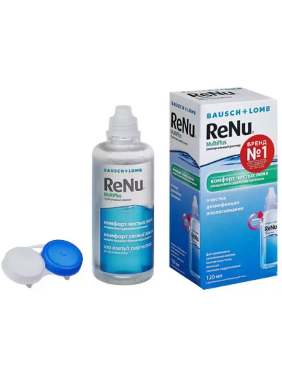 ReNu MultiPlus, раствор для линз, 120мл