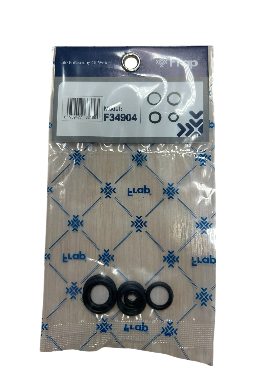 Набор прокладок Frap F34904, для смесителя, резина, универсальный, чёрный
