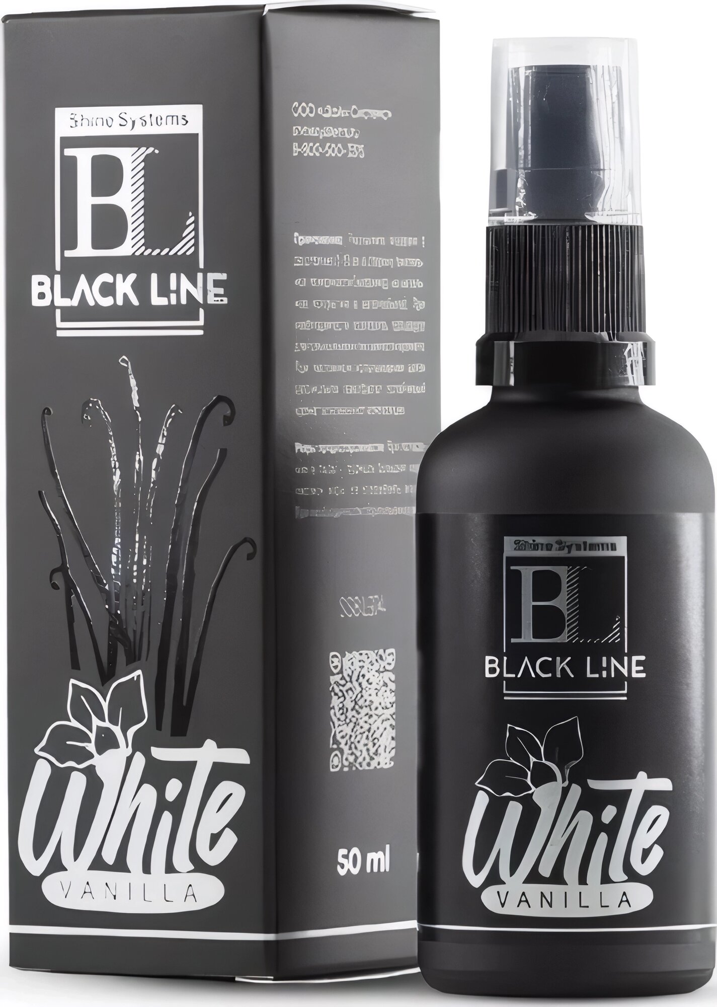 Ароматизатор для авто и дома Shine S Black Line White Vanilla (50 мл)