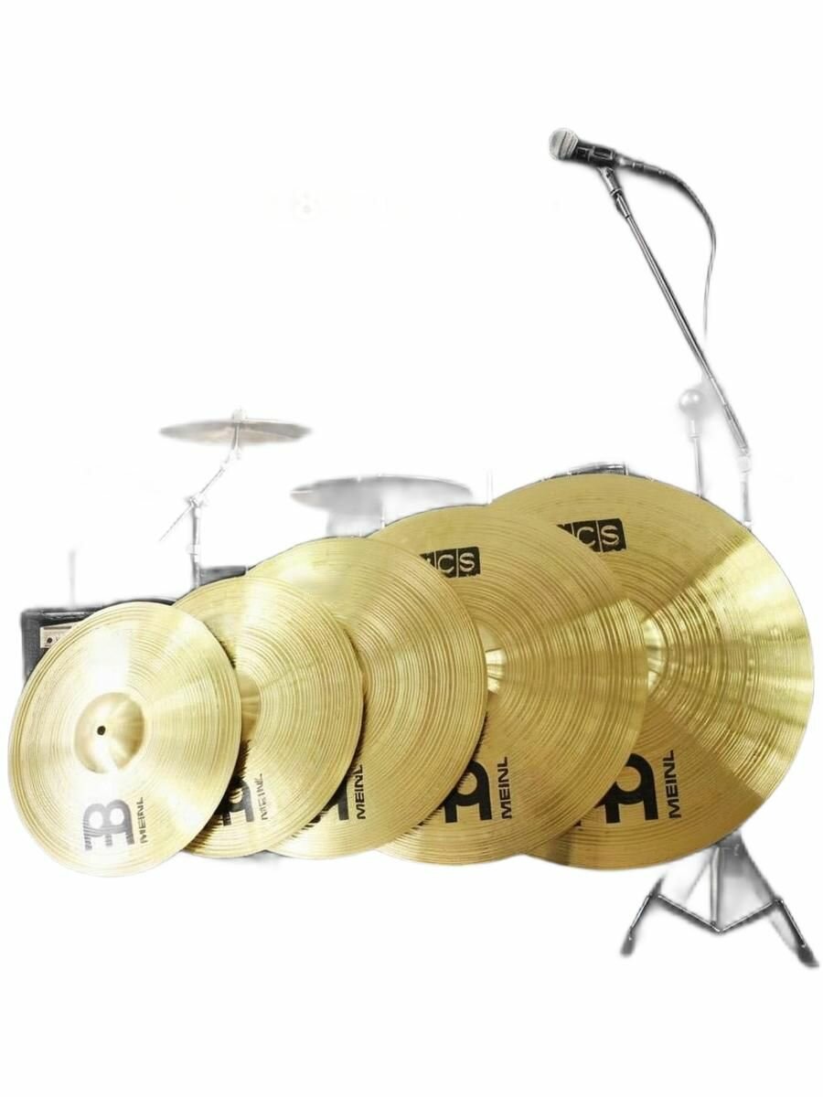 Набор тарелок BCS 5 шт (14 хэт, 14/16/18 крэш, 20 райд) для концертов, студии и репетиций