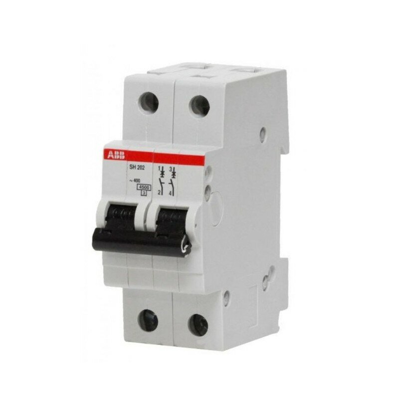 Выключатель автомат. 2-пол. (2P) 20А C 6кА SH200 ABB
