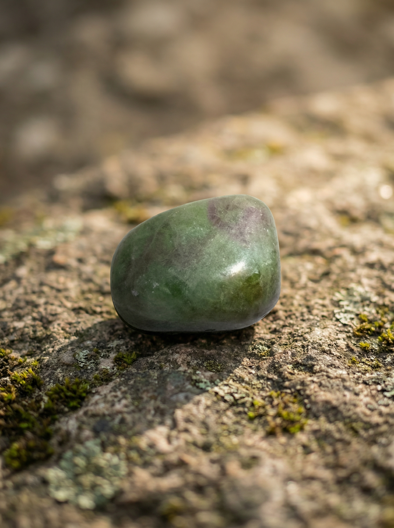 Флюорит натуральный камень, галтовка кубы, 2 см, зелёные и фиолетовые, 1 штука