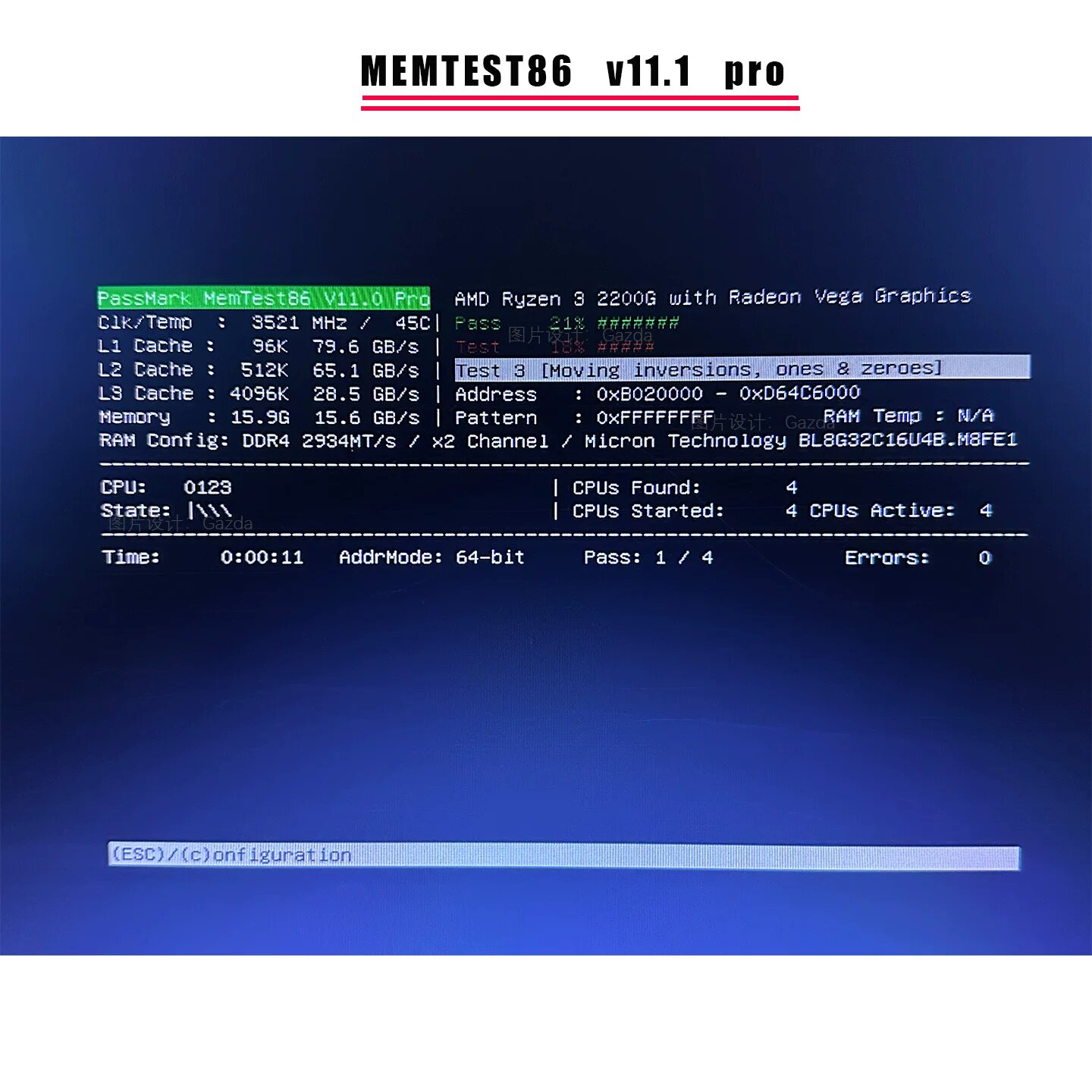 Программа для ремонта и тестирования модулей памяти MEMTEST86 строго проверяет модули памяти, чтобы убедиться в их