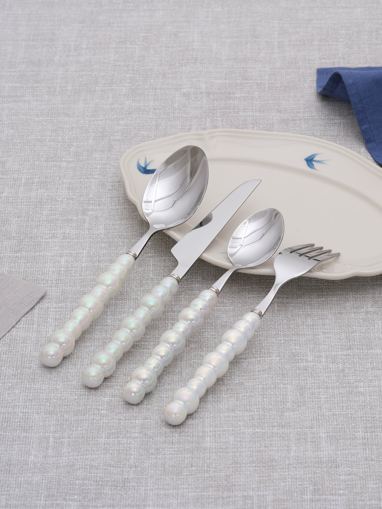 Набор столовых приборов на 1 персону "Жемчужный"