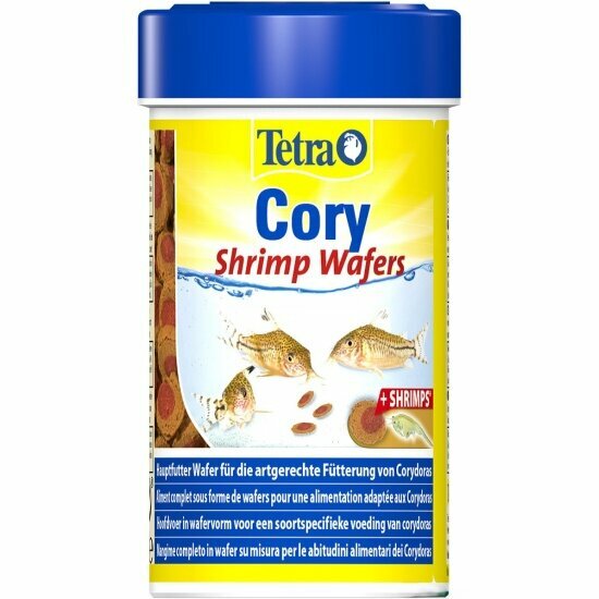 Корм Tetra для плекостомусов и коридорасов Cory Shrimp Wafers 100мл
