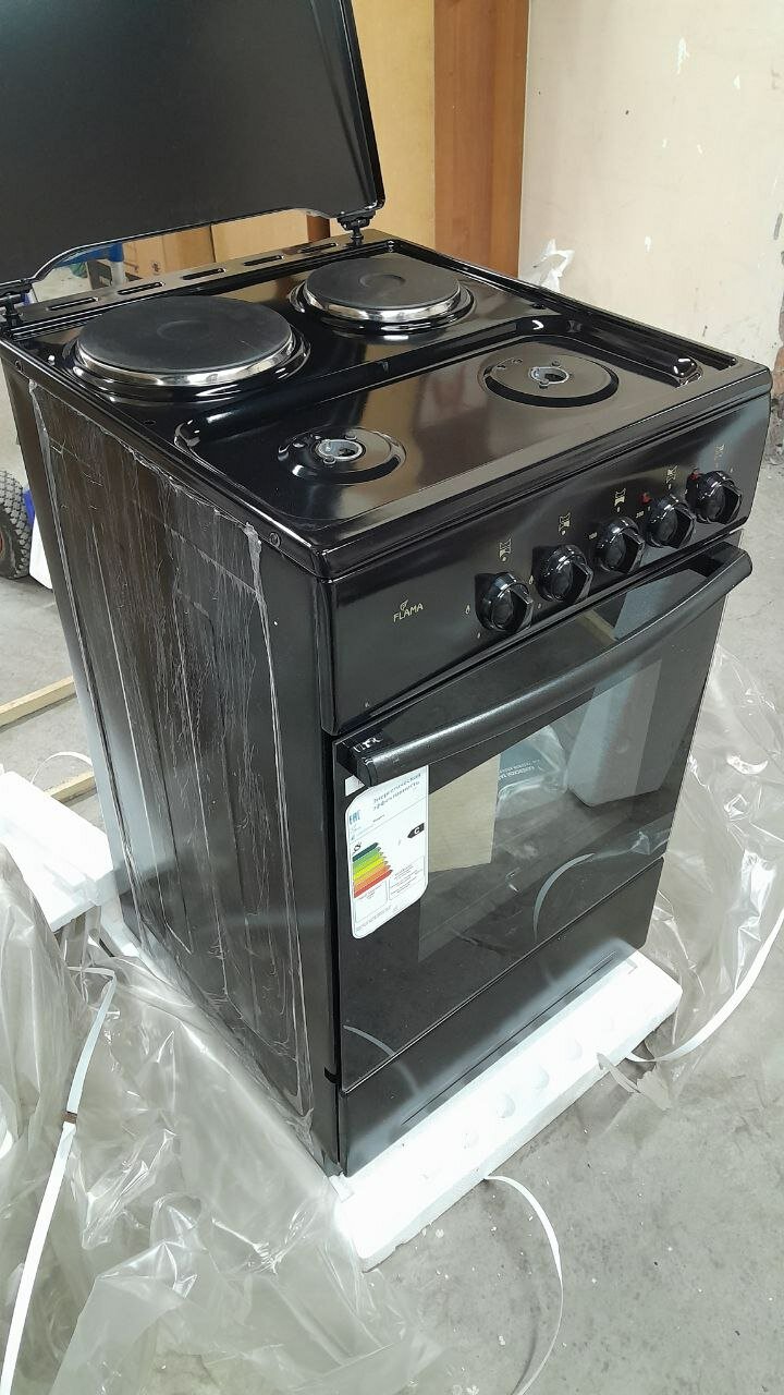 Плита комбинированная FLAMA RK 2211 B коричневый (уценка)