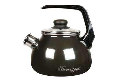 Чайник эмалированный со свистком 2л для индукции и газа, Vitross