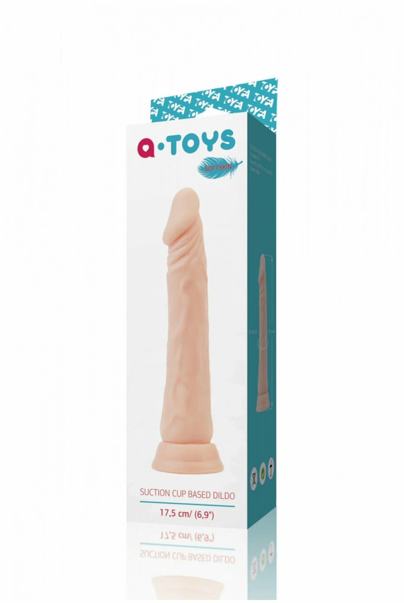 K-761006 реалистичный фаллоимитатор TOYFA A-TOYS (20, Ø 4 см) Toyfa