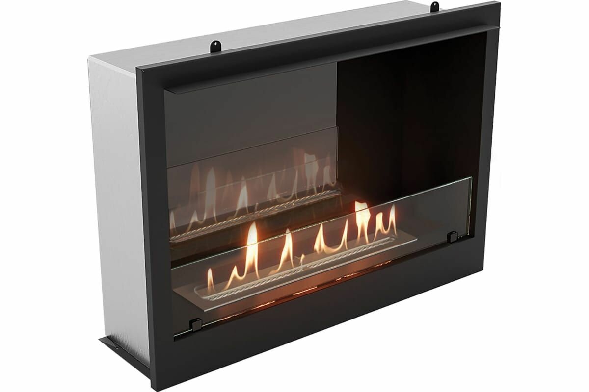 Биокамин встраиваемый Firelight BFP-P-2520, сталь, 44,2x61 см