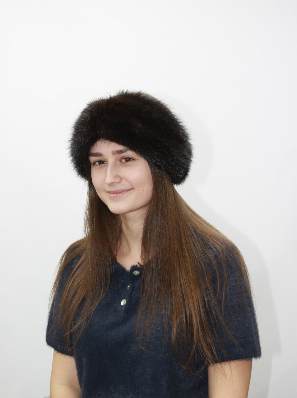 Повязка Мария из меха норки для женщин