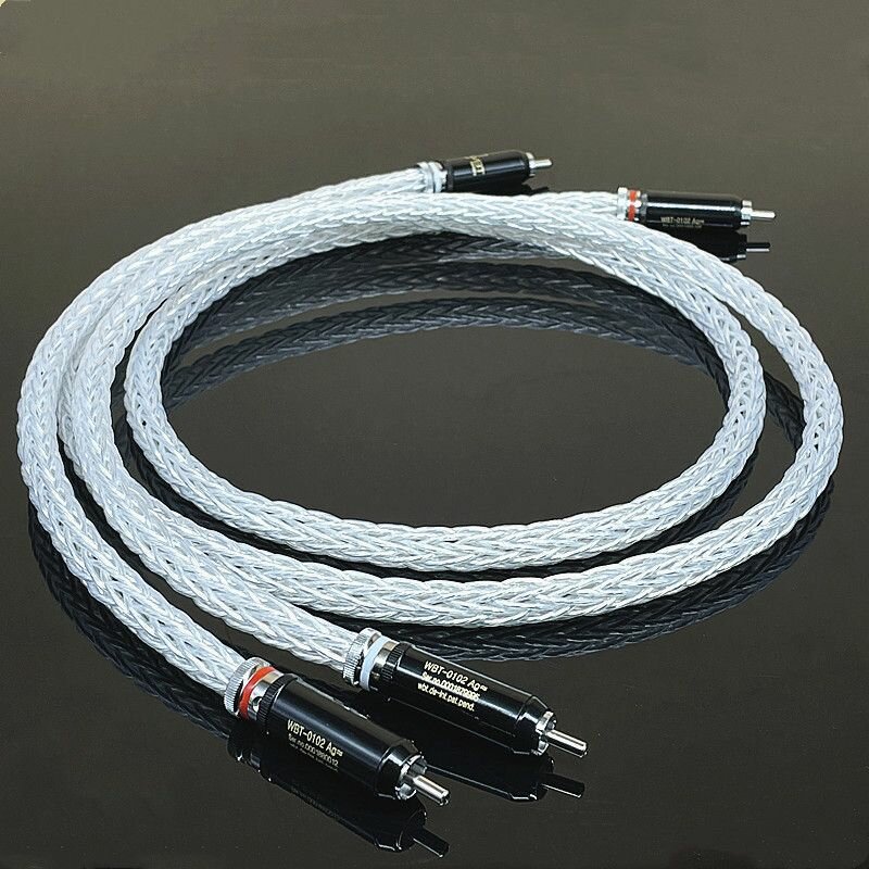 Kimber Kable 8ag Сигнальный кабель RCA Аудиокабель из монокристаллической меди с серебряным покрытием