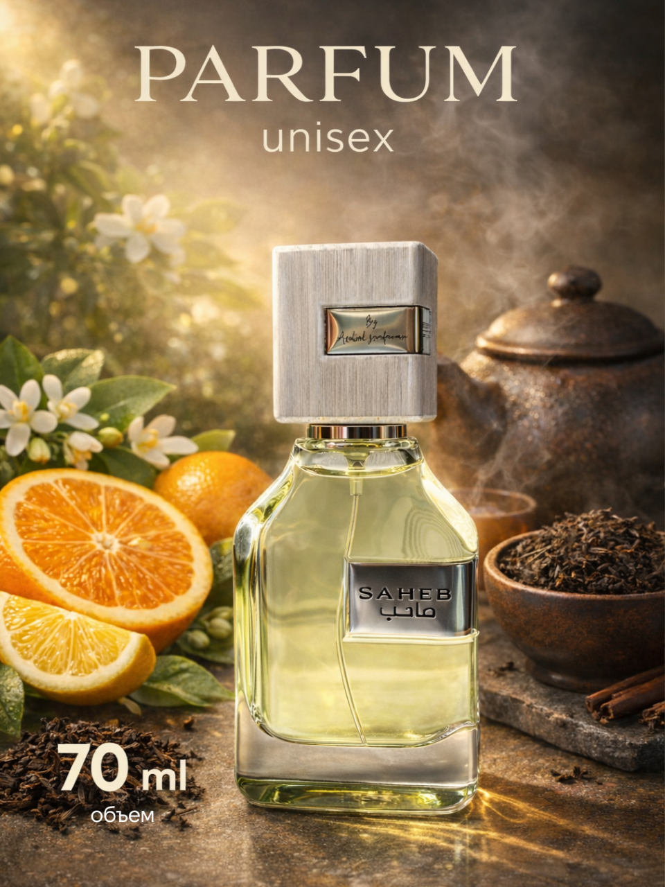 Арабские духи Saheb Intense парфюмерная вода 100 мл парфюмерная вода в подарок