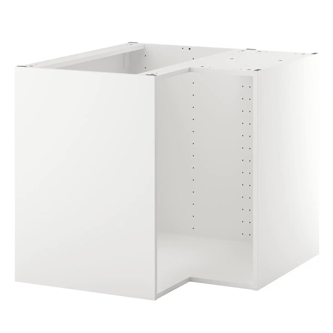 Каркас напольного шкафа углового, белый 88X88X80 СМ IKEA METOD метод 803.679.43