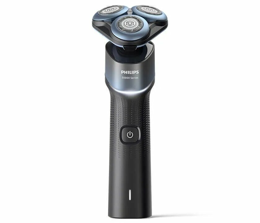 Электробритва Philips X5001/00, сеточная, влажное/сухое бритье (50 мин работы, голубая)