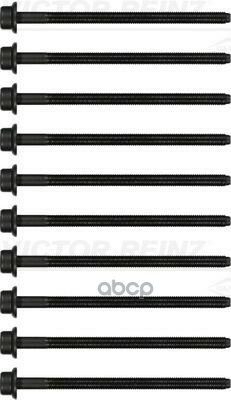 К-кт болтов ГБЦ! 10шт Skoda Octavia/Rapid 1.2-1.4 TFSi 11> VICTOR REINZ арт. 143238501