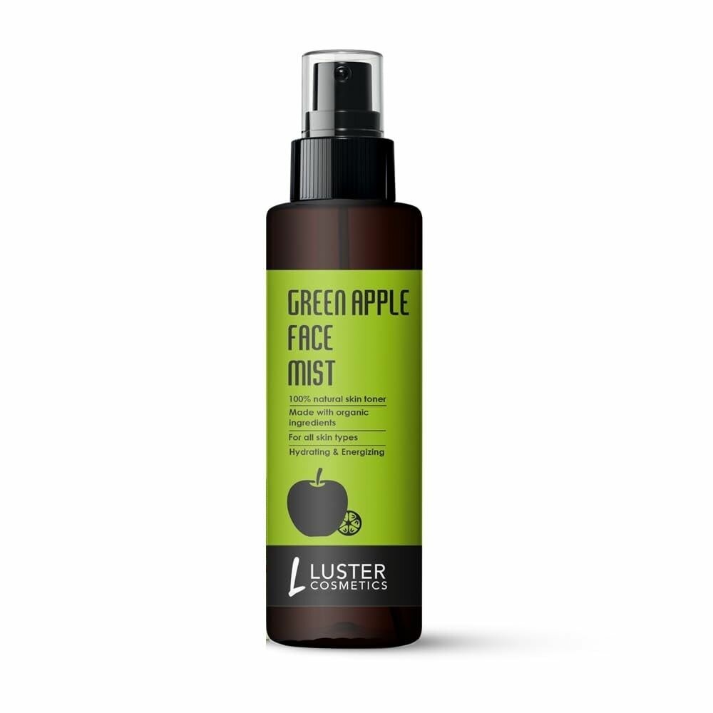 LUSTER Green Apple Face Mist Skin Toner Увлажняющий мист-тонер для лица с экстрактом зелёного яблока 115мл