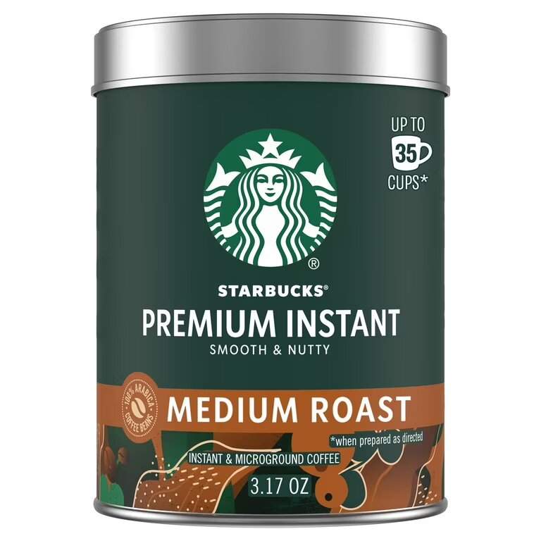 Starbucks растворимый Premium Instant Smooth&Nutty Medium Roast 90г. 1шт