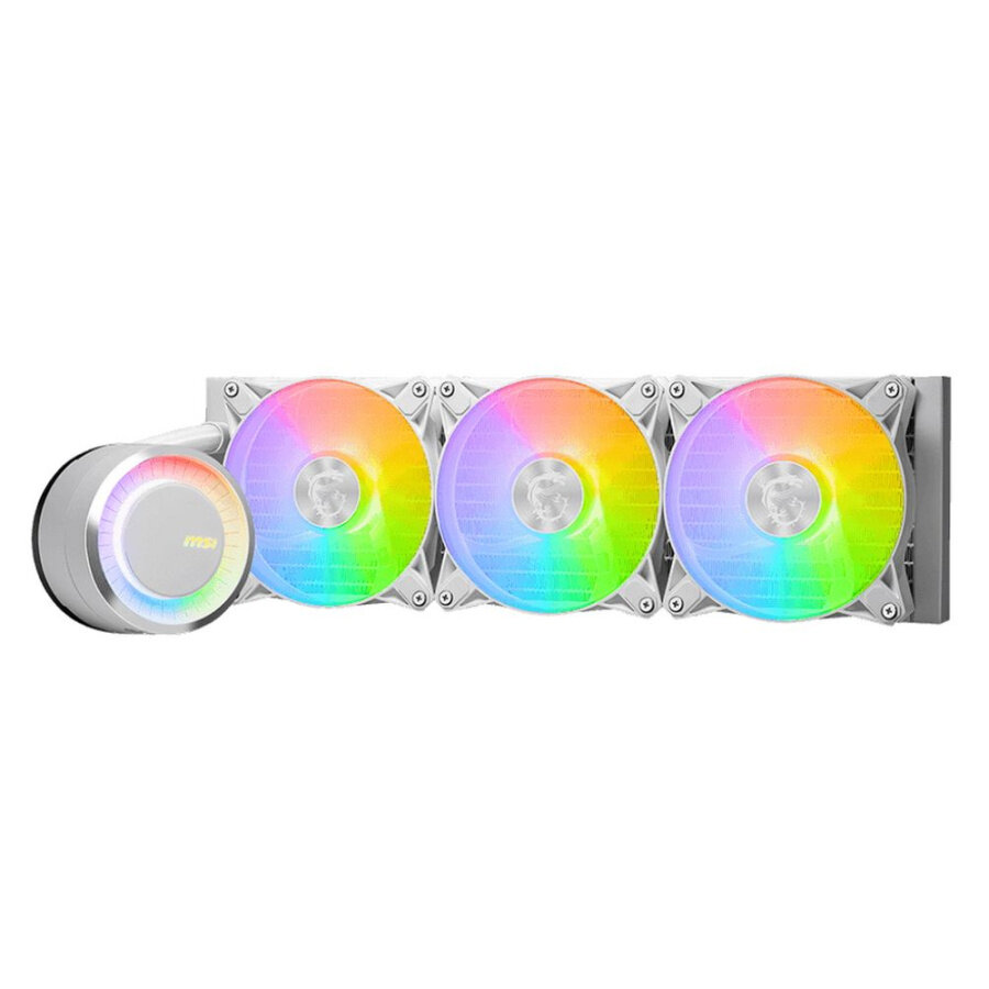 306-7ZW6E27-C24 / Система охлаждения MSI MAG CORELIQUID E360 белая (120 мм - три секции, разъем пом