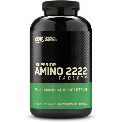 Optimum Nutrition Superior Amino 2222 ,160 таб аминокислотный комплекс для восстановления и роста мышц