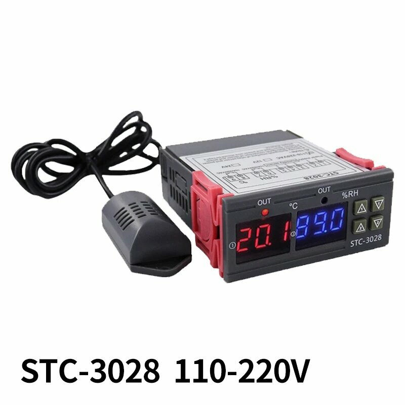 Регулятор температуры и влажности STC-3028 110-220V