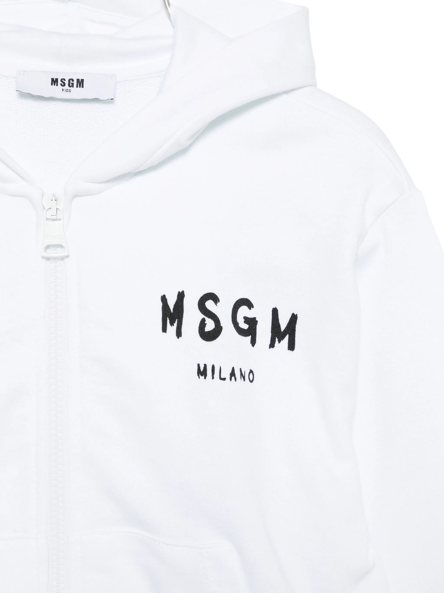 Худи MSGM, размер 6 лет, бежевый/белый — фото 1