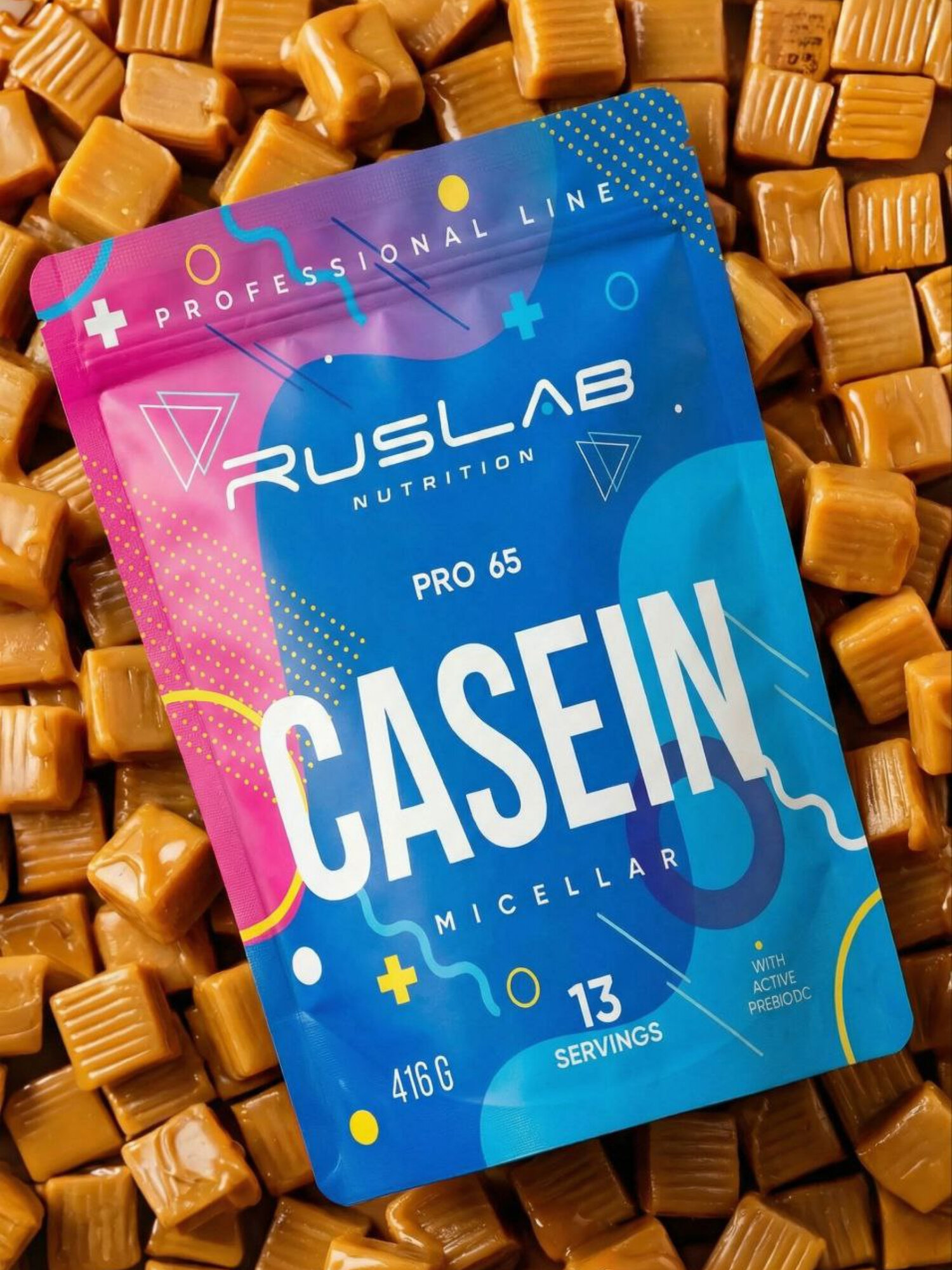 Казеиновый протеин "PRO 65", белковый коктейль для массы, 800 г