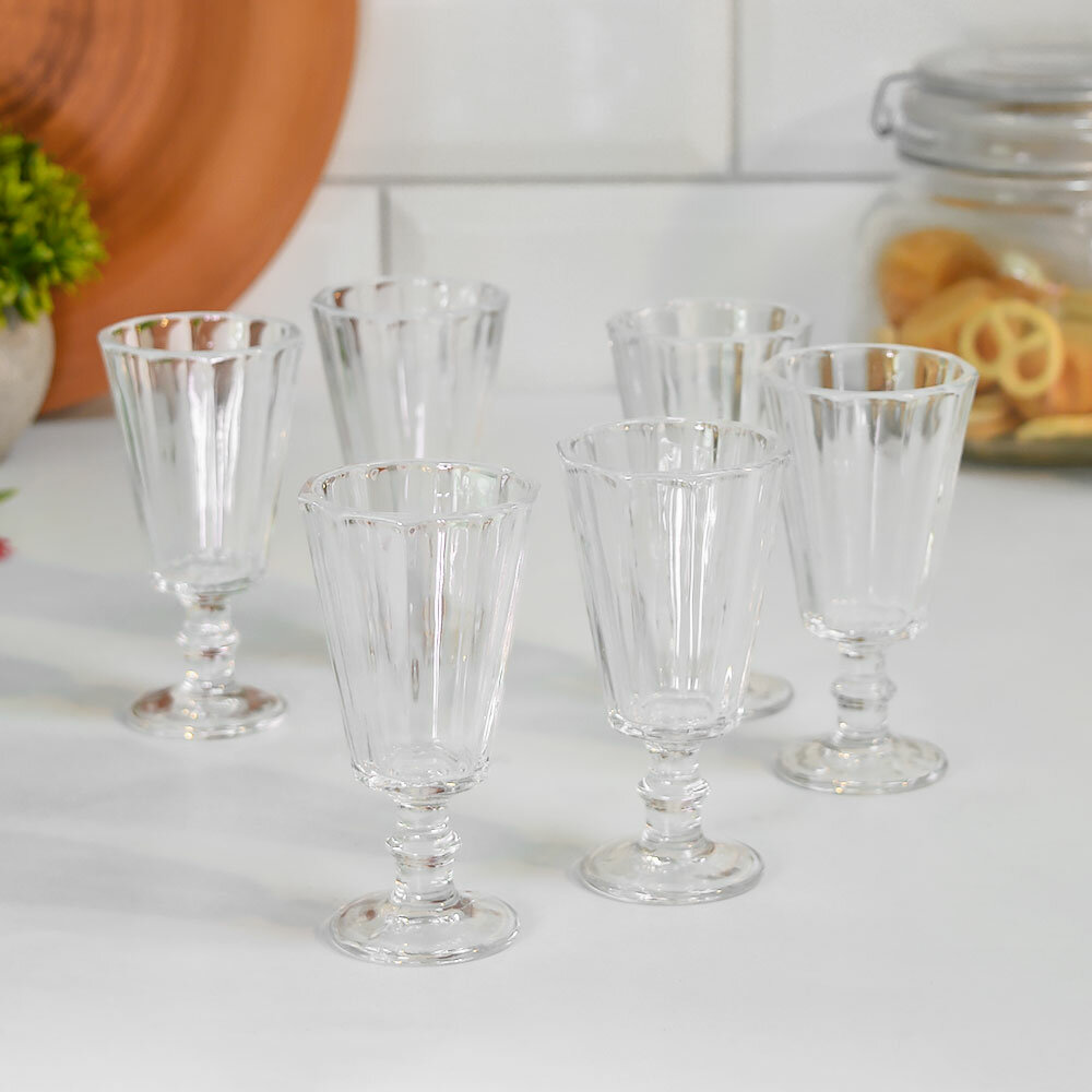 Набор лафитников "HoReCa" 6 шт по 50 мл, стекло, прозрачные, подарочная коробка