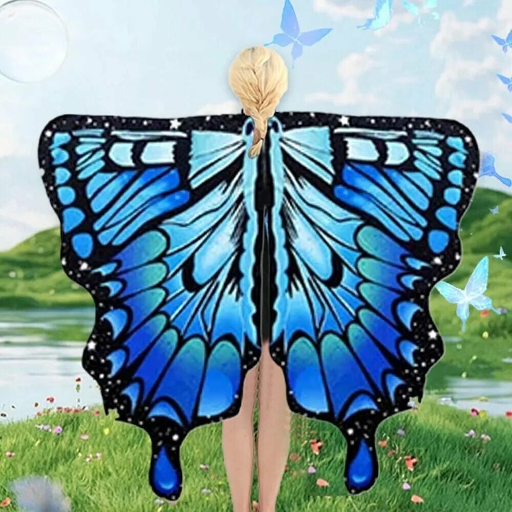 Крылья бабочки для девочек , костюм бабочки карнавальный