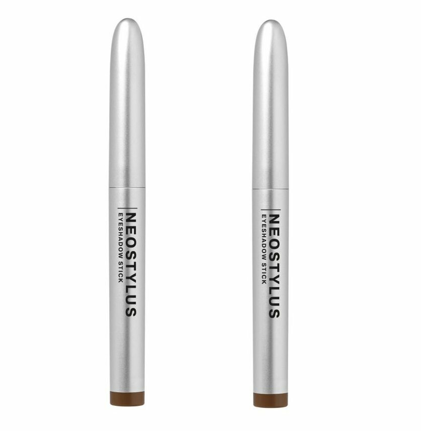 Тени Influence Beauty для век в стике Eyeshadow Stick Neostylus, тон 03 теплый коричневый, 1,1 г - 2 штуки