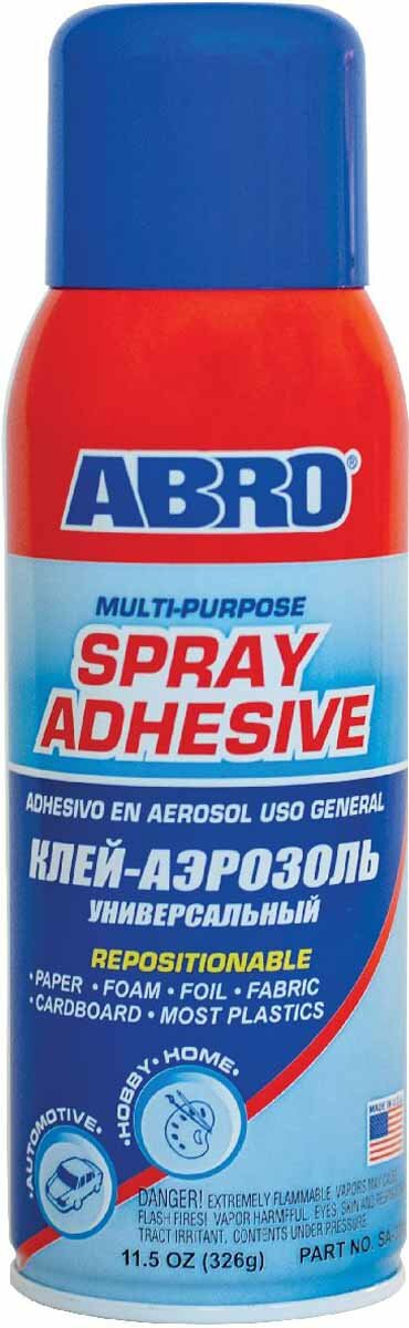 Клей-аэрозоль "Abro", универсальный, 326 г