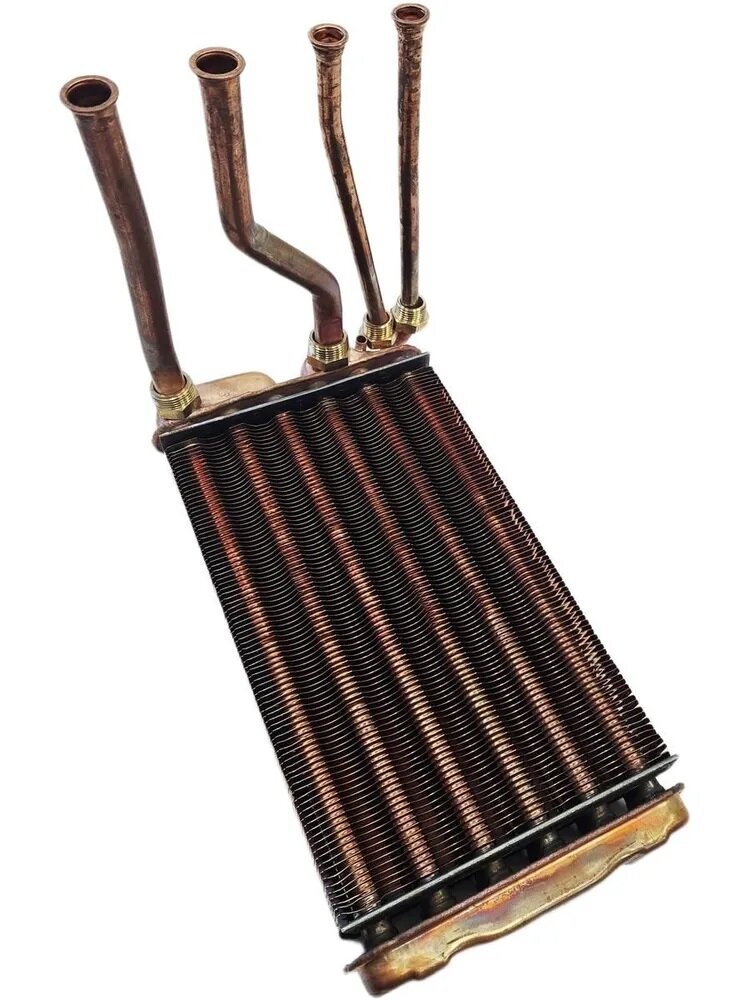 Теплообменник битермический (24кВт) для BOSCH Gaz 4000W (на гайках!) (арт. 87154065460)