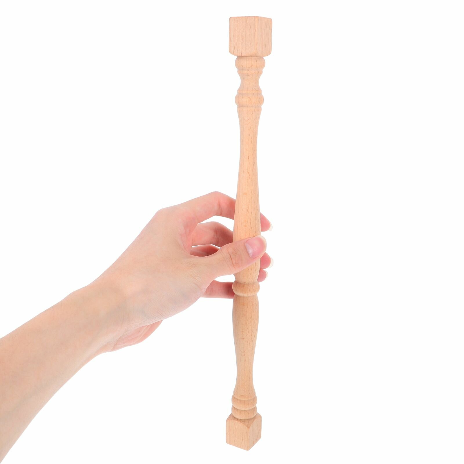 Деревянная Балюстрада, Декоративный Элемент, Римская Колонна, Невыкрашенное Дерево, 33.00X2.20X2.20CM, 1 Комплект