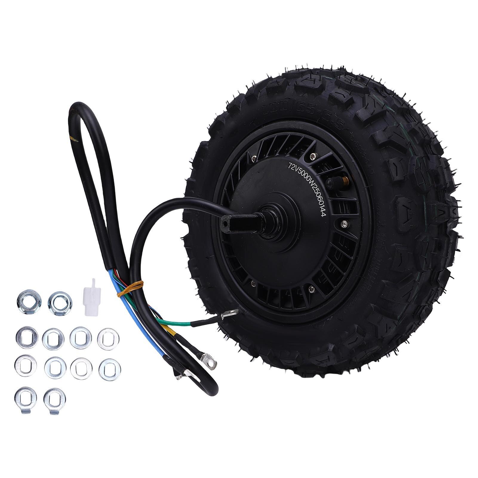 Мотор-колесо 11 дюймов, двойной Hall, 48-72V, 2000-5000W, бесщеточный, для электроскутера