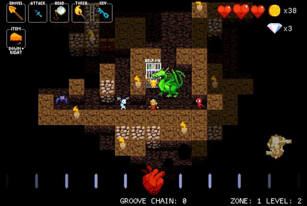 Crypt of the NecroDancer PC Steam Ключ • Активация Steam • регион Весь мир