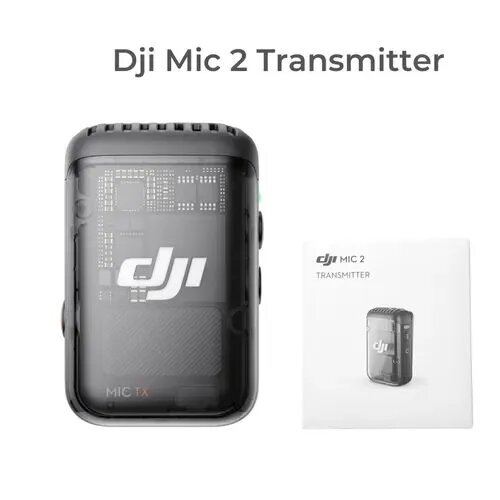 Микрофон для мобильного устройства DJI Innovative Microphone 2 Transmitter ANC Mobile Microphone, темно-серый, без картонной упаковки, темно-серый