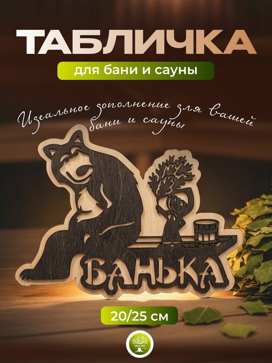 Табличка для бани и сауны