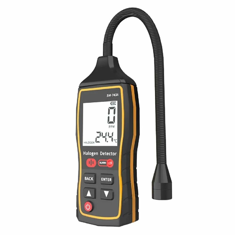 SW-743A детектор утечки хладагента с высокочувствительным ЖК-дисплеем DC4.5V галогенный тестер фреона для автомобильного холодильника переме