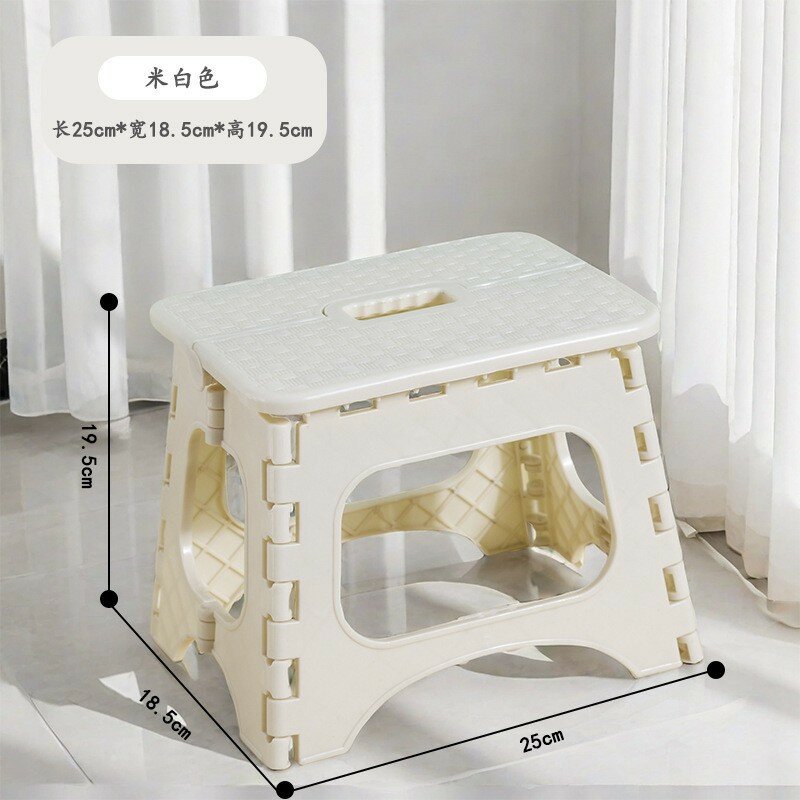 Складной уличный табурет, мини-табурет, портативный складной пластиковый маленький табурет, утолщённая переносная скамья.