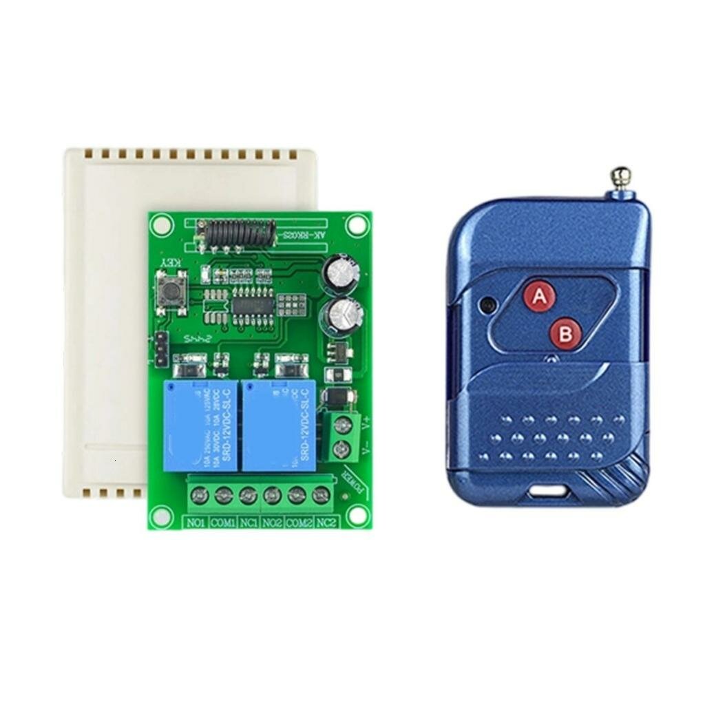 Беспроводной радиоуправляемый реле-модуль, Жемчужное украшение на двух пуговицах