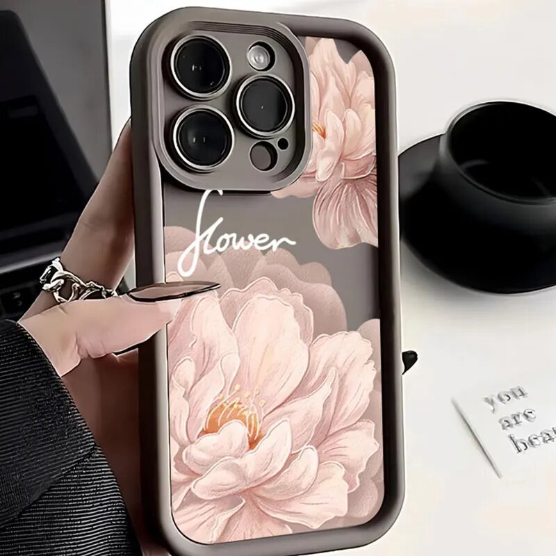 Чехол для Samsung Galaxy S25 Ultra Flower Brown01