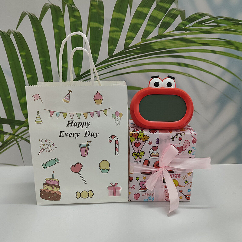 Будильник Big Mouth с USB-зарядкой, миниатюрные светящиеся электронные часы для прикроватной тумбочки, для студентов и детей, креативные бесшумные цифровые LED-часы для стола.