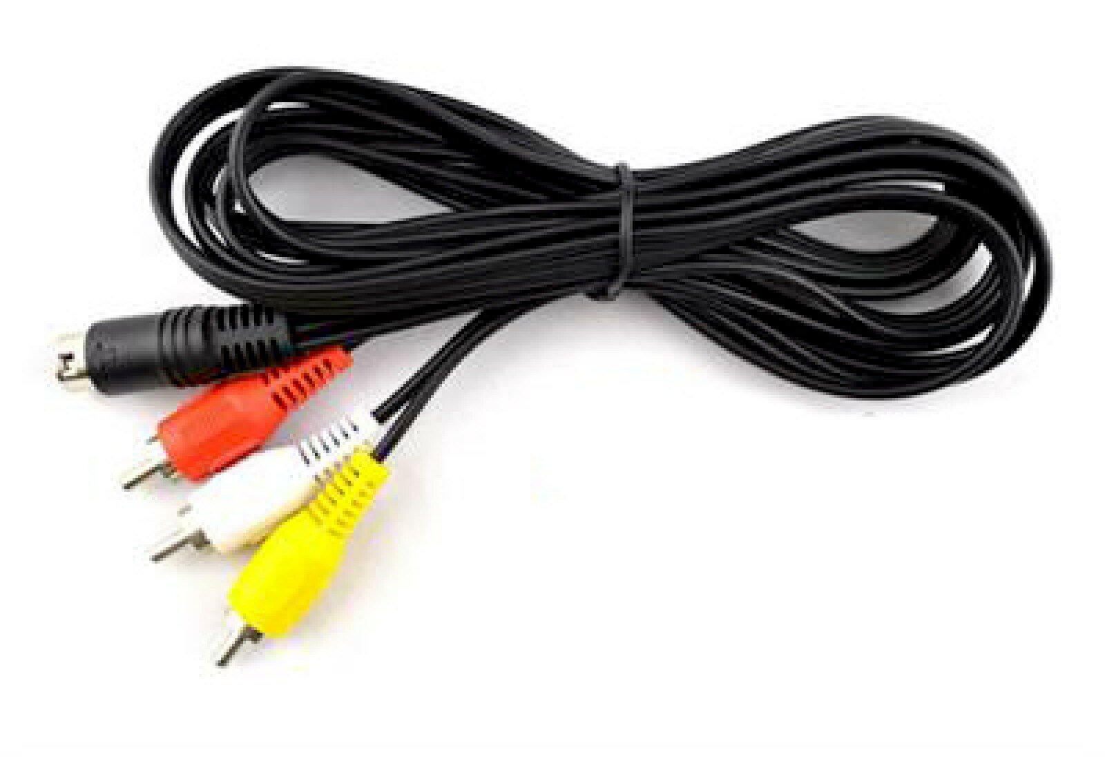 AV-кабель переходник MyPads RCA x3 - S-Video, 1.5 м, черный
