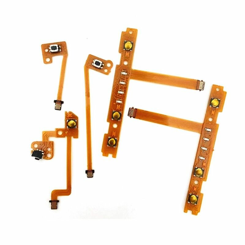 Для Nintendo Switch JoyCon SL SR ZL ZR L Button Key Ribbon Flex Cable шлейф кнопок для геймпада запчасть для контроллера гибкий кабель