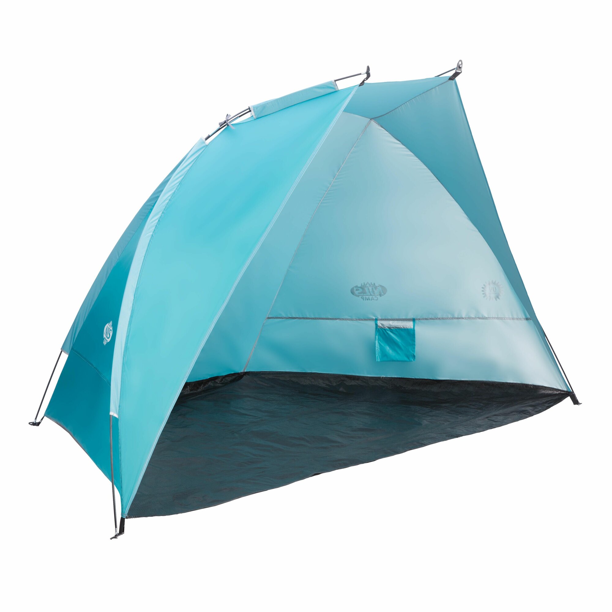 Палатка для пляжа Nils Camp NC8030, Decathlon, Цвет: Бирюзовый, Размер: 3-4 человека