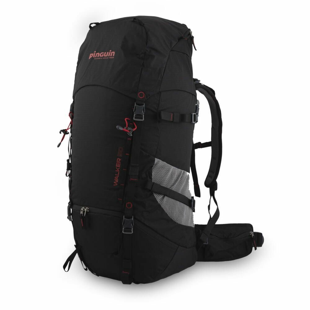 Трекинговый рюкзак Pinguin Walker 50 Nylon, Decathlon, Цвет: Черное, Размер: 50 л