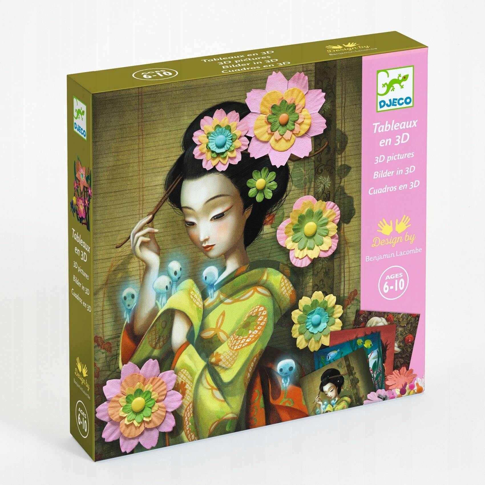 Набор для творчества Djeco - Набор для создания 3D артов - DJ09455