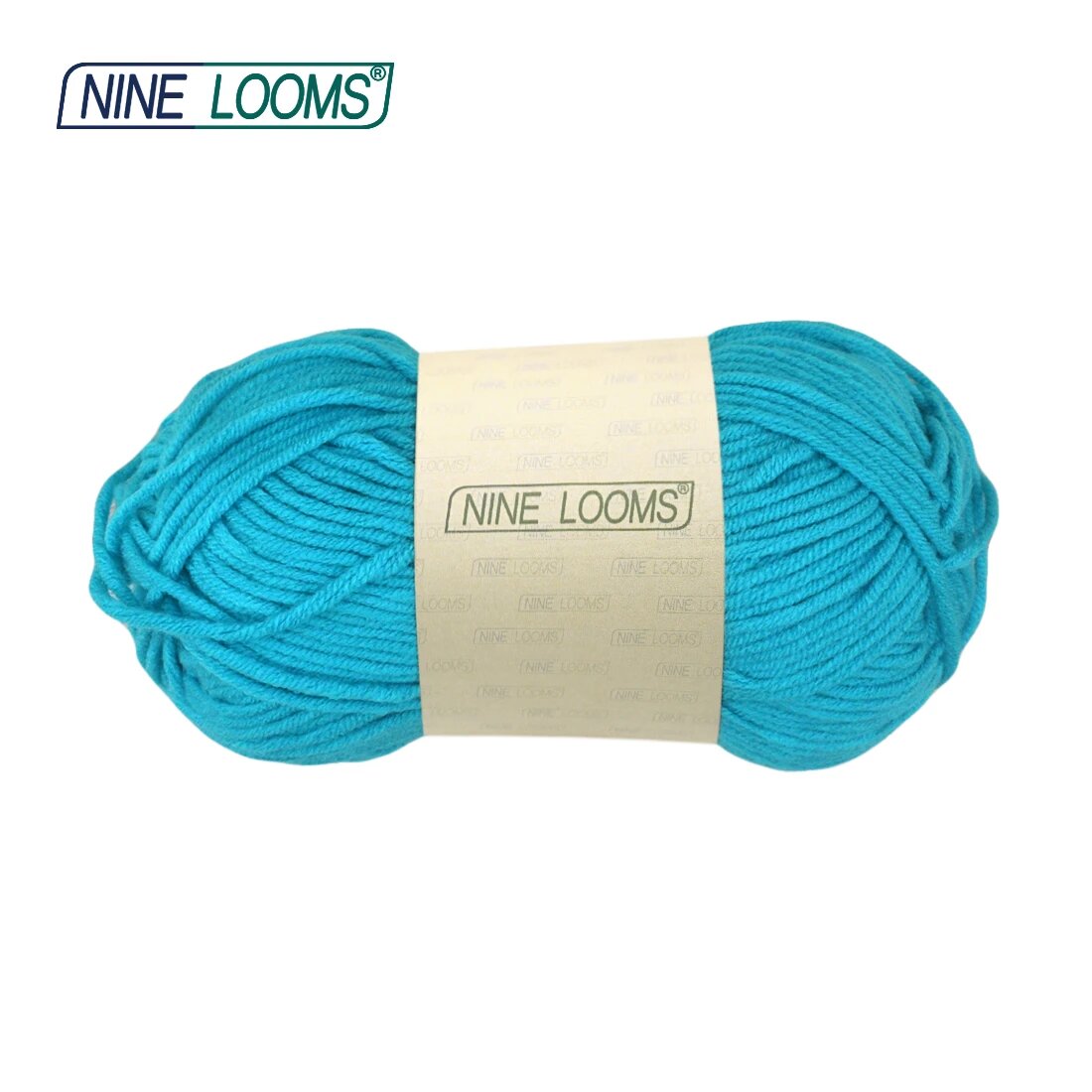 NINE LOOMS пряжа акриловая, 50г, цвет 12 Vivid Blue